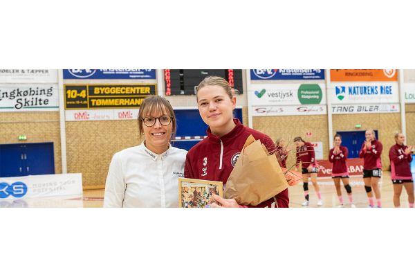 Alberte stopper i Ringkøbing Håndbold til sommer